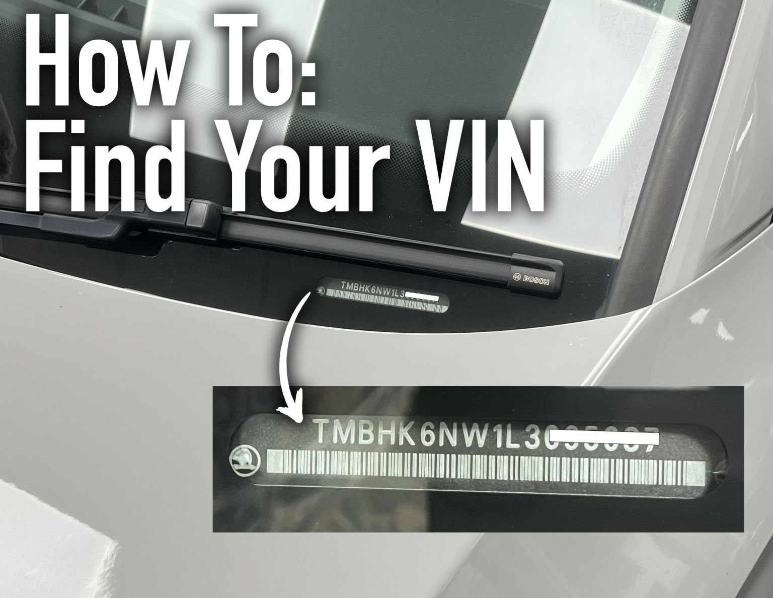How To Find Your VIN (Vehicle Chassis Number) | Advanced In Car